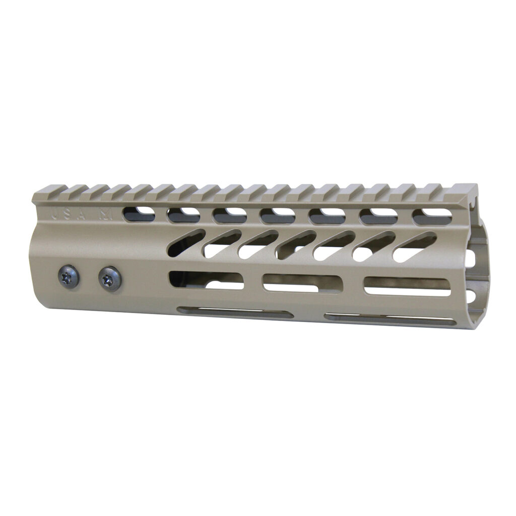 7 Inch Ultra Lightweight M-LOK Handguard with Monolithic Top Rail Flat ...