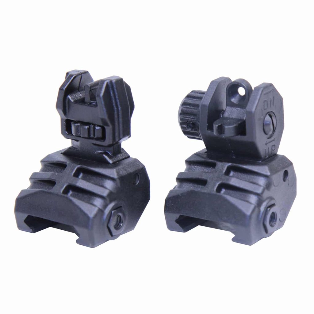 Buy AR-15 Tactical Polymer Folding Sights for Quick Precision Targeting