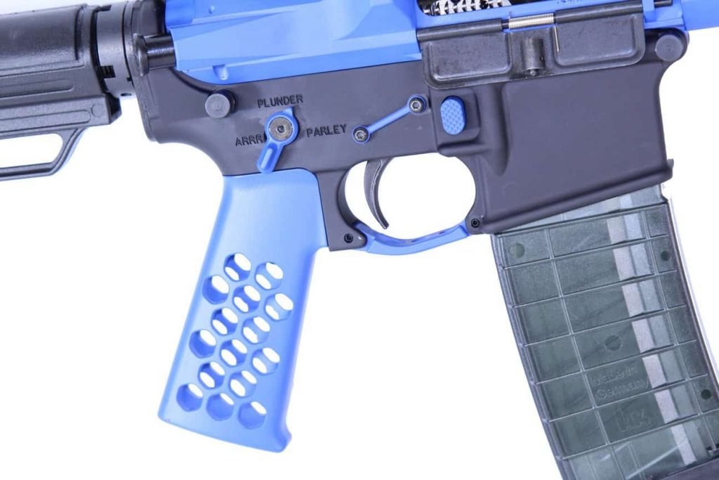Enhanced AR-15 Lower Upgrade Kit L.U.K.E Cerakote Blue
