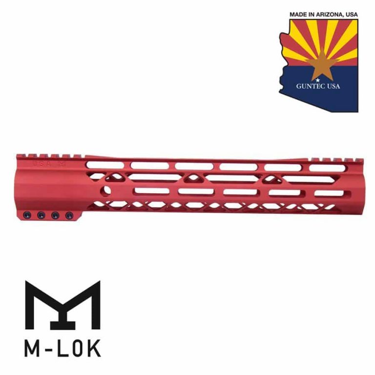 12 Inch AIR-LOK Series M-LOK Free Float Handguard with Monolithic Top Rail