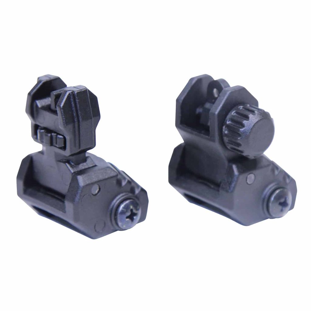 Buy AR-15 Tactical Polymer Folding Sights for Quick Precision Targeting