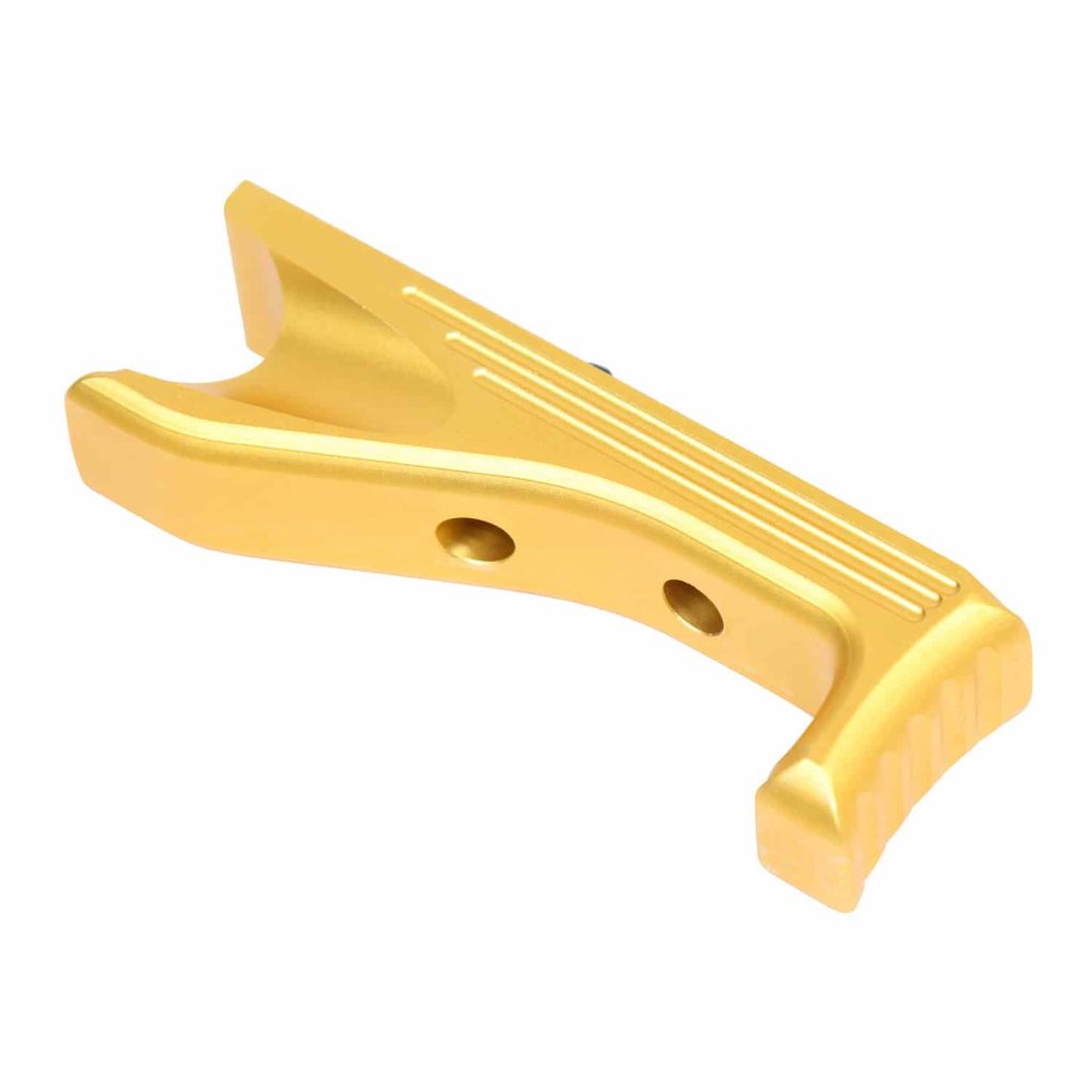 Aluminum M-LOK Gen 2 Angled Grip Anodized Gold for Rifles