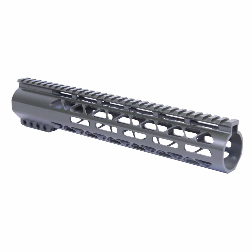 12 Inch AIR-LOK Series M-LOK Handguard with Monolithic Top Rail for AR10