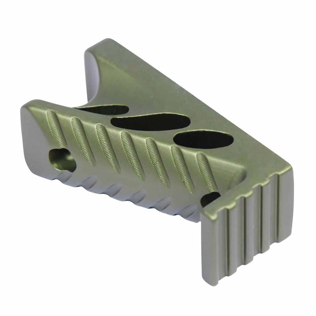 M-LOK Micro Angle Grip Anodized Green US Made Lightweight