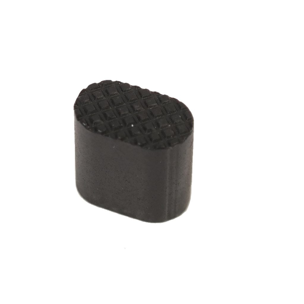 AR-15 Extended Mag Button with T6 Aluminum and Black Matte Finish
