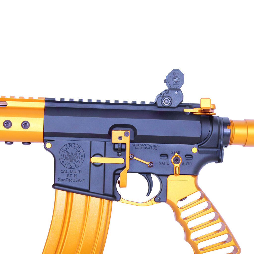 AR-15 Orange Anodized Accent Kit for Custom Builds