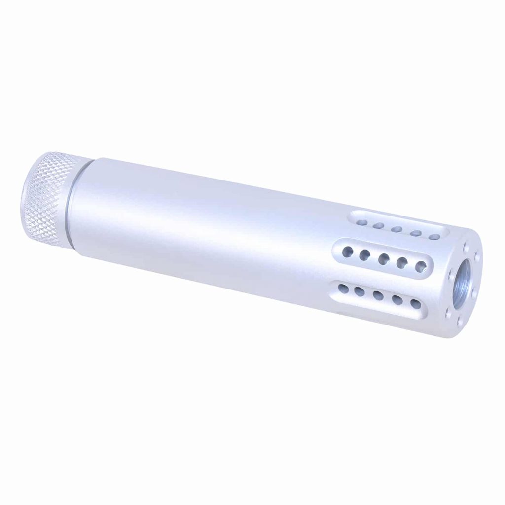 AR-15 Cal Slip Over Barrel Shroud with Multi Port Muzzle Brake Anodized ...
