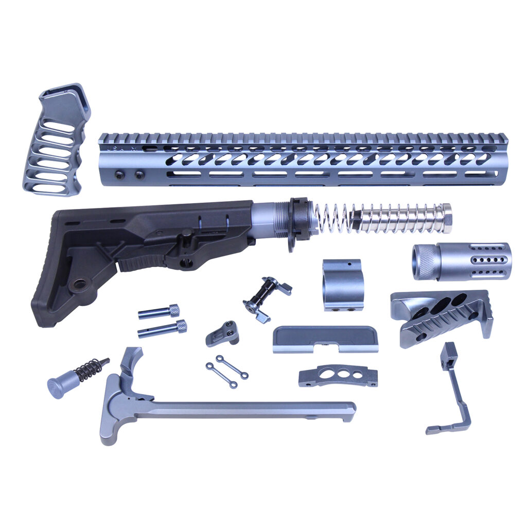 Guntec USA AR-15 Ultimate Rifle Kit (Anodized Grey) - Tactical Transition