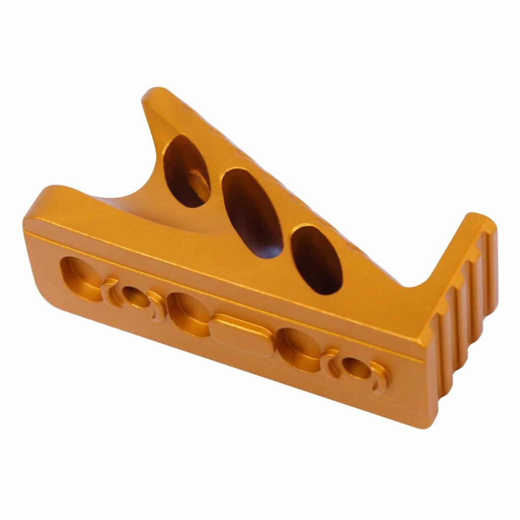 M-LOK Micro Angle Grip Anodized Orange US Made Lightweight