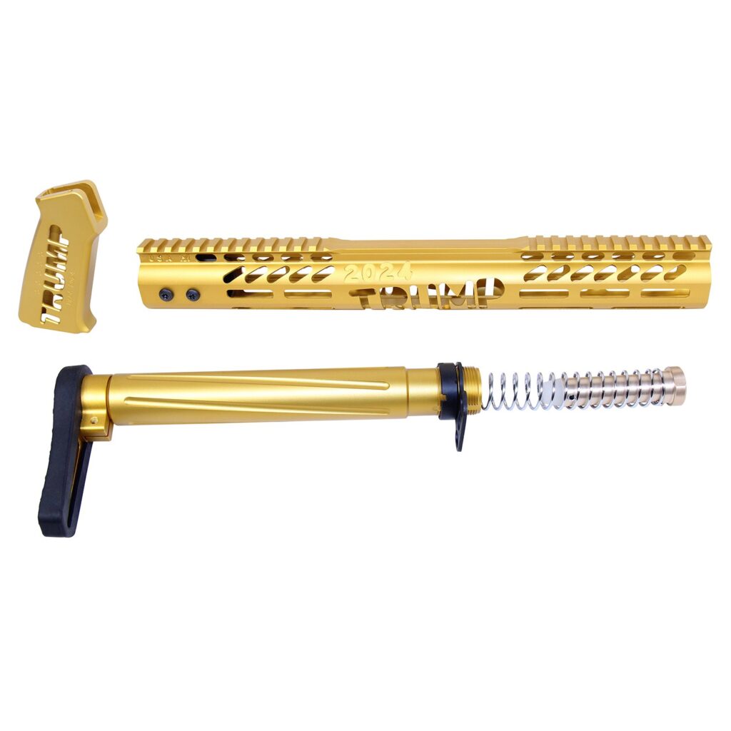 Exclusive AR-15 Trump Series Airlite Limited Edition Gold Furniture Set