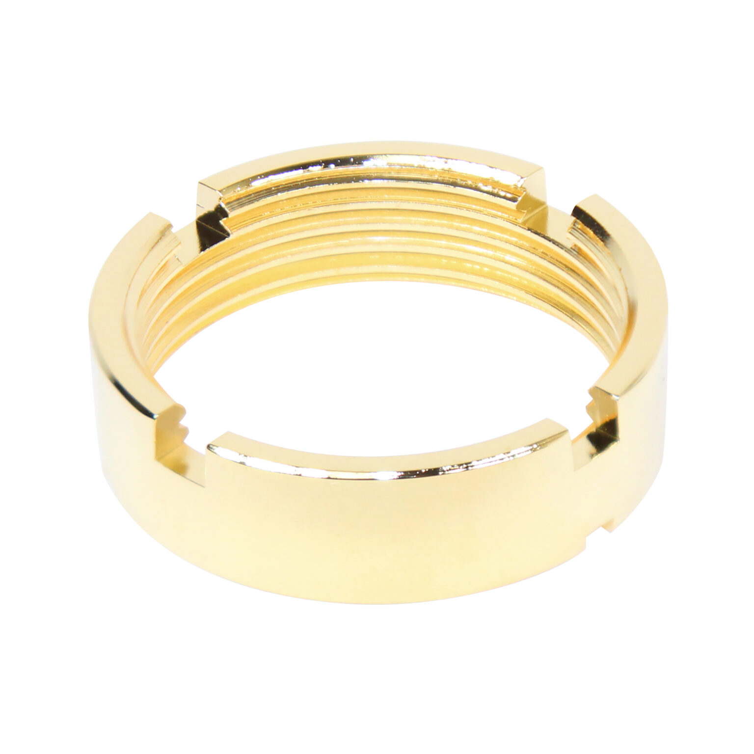 Gold Plated AR-15 Castle Nut for Carbine M4 Buffer Tube US Made